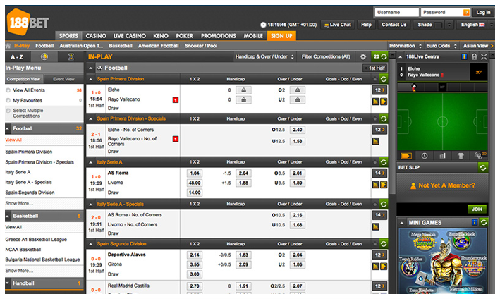 188Bet Review - Read Our Opinion of 188Bet.com