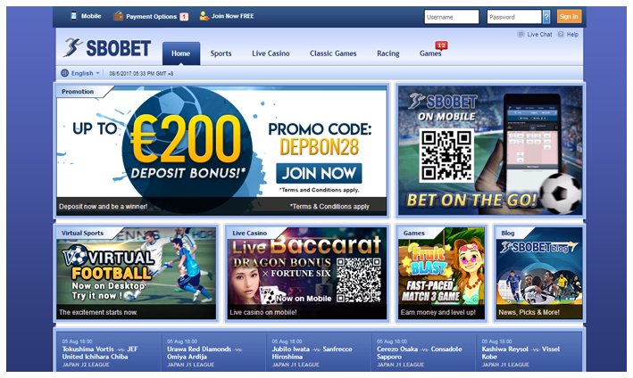 SBOBet Review - One of Asia's Top Online Bookmakers