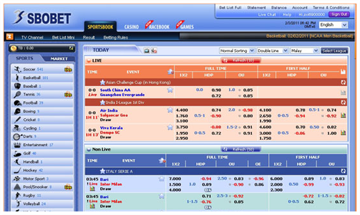 SBOBet Review - One of Asia's Top Online Bookmakers