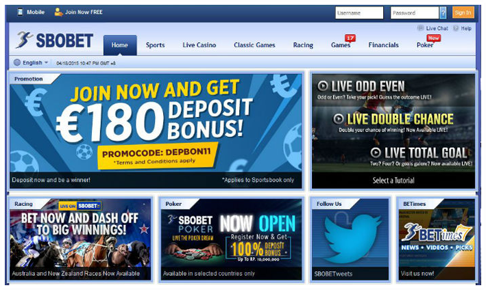 SBOBet Review - One of Asia's Top Online Bookmakers